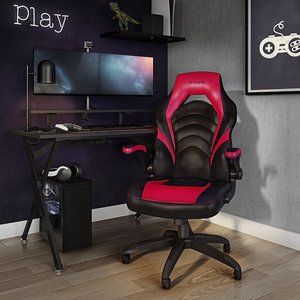 Emerge | Office | Emerge Vortex Bonded Leather Gaming Chair Black And ...